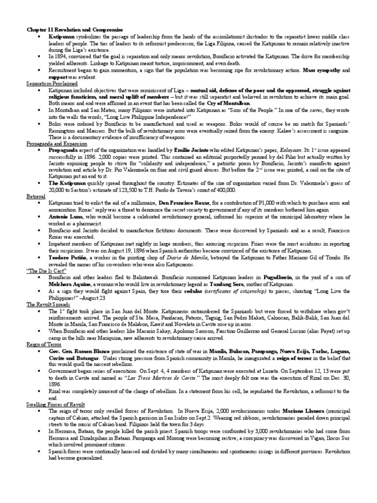 Chapter 11 Revolution and Compromise | PDF | Revolutions | Philippines