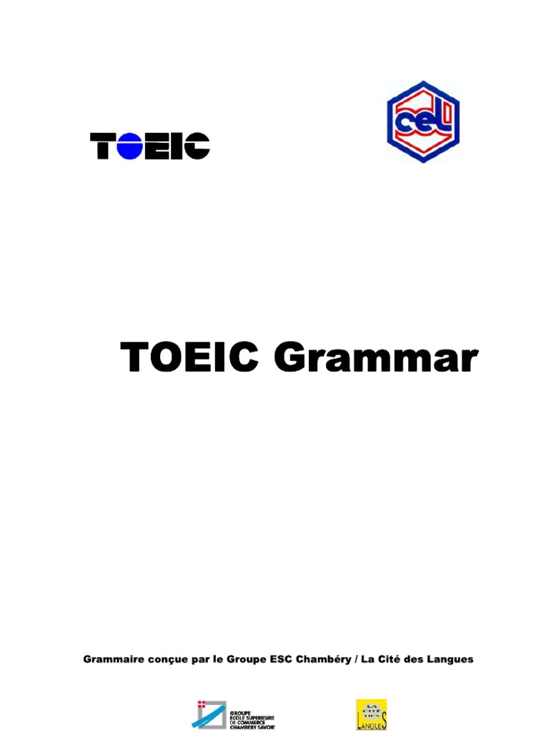 TOEIC Grammar | PDF