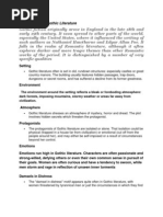 Unit 1 Intro To Gothic Literature | PDF | Horror Fiction