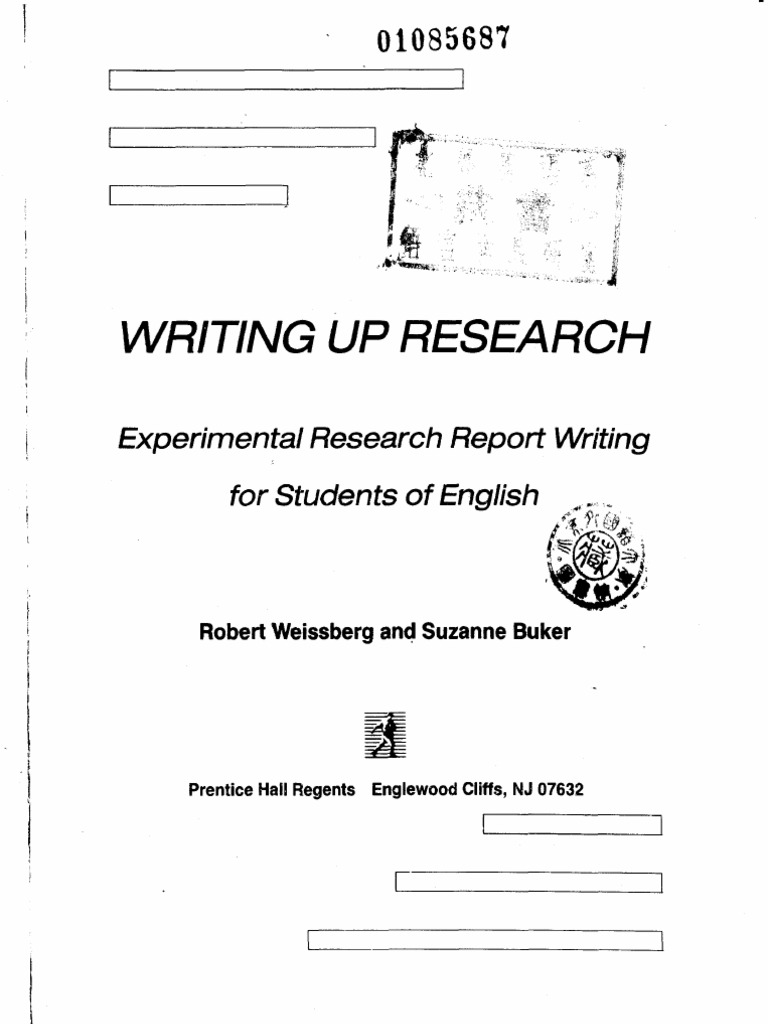 Robert Weissberg, Suzanne Buker - Writing Up Research | PDF