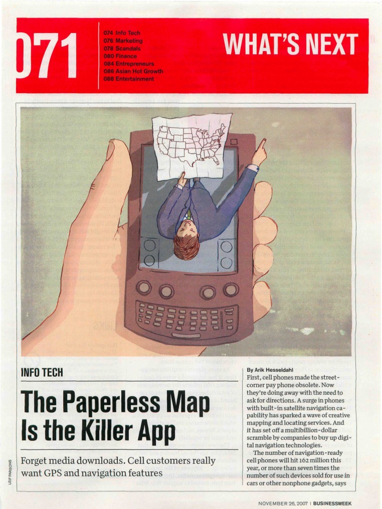Paperless Map 112607 | PDF | Black Berry Limited | Mobile Phones