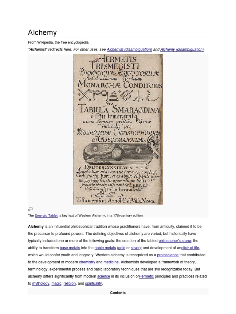 Alchemy | PDF | Alchemy | Esotericism