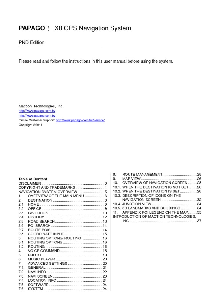 User Manual For Papago m3 x8 HD | PDF | Technology & Engineering