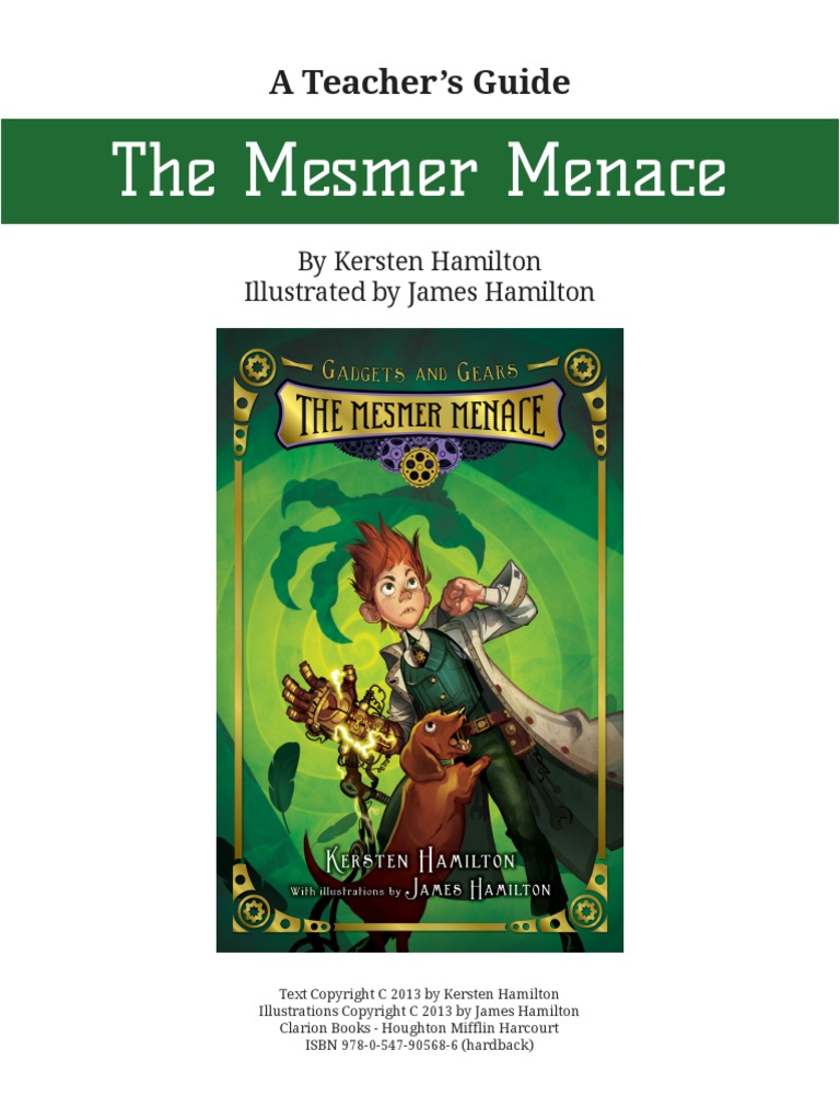 The Mesmer Menace Teachers Guide Pdf Common Core State Standards Initiative Experiment