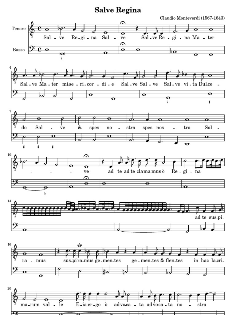 Salve Regina | PDF
