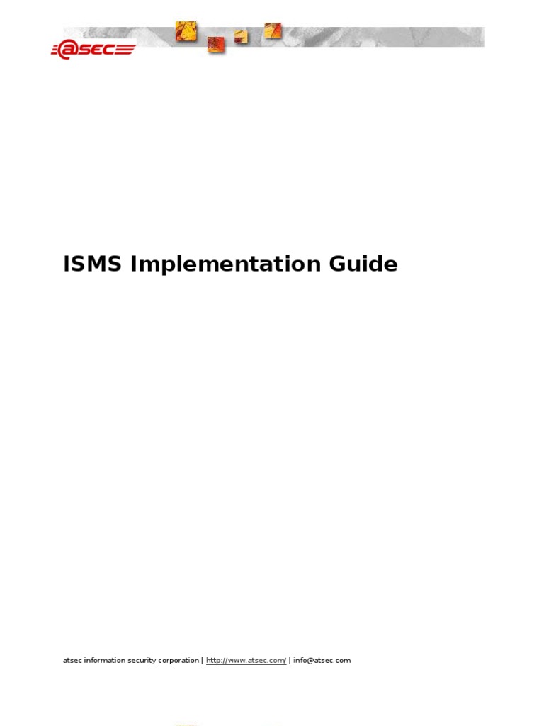 ISMS Implementation Guide and Examples | Download Free PDF ...