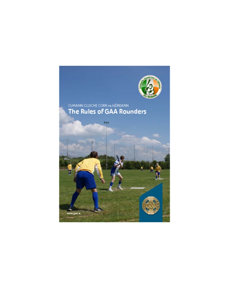 GAA Rounders 2013 Basic Rules Copy | Baseball Field | Leisure