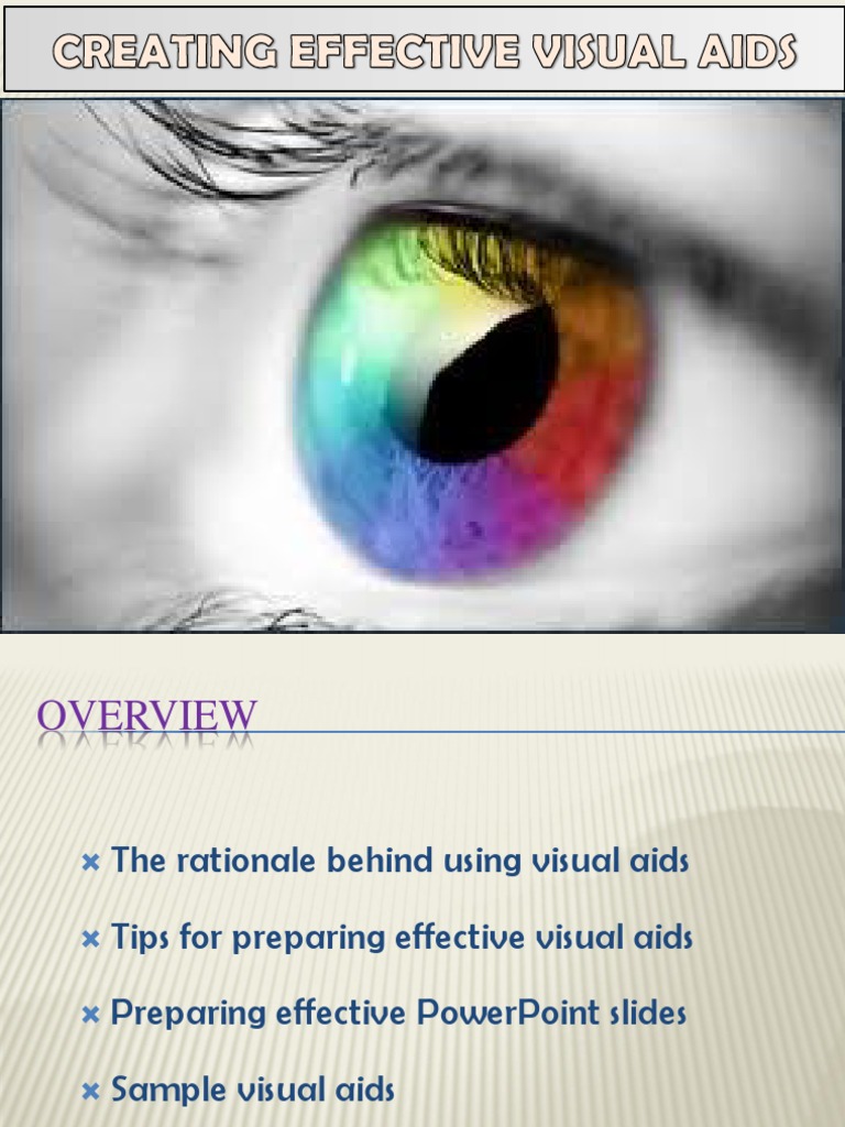 Effective Visual Aid Design Tips | PDF