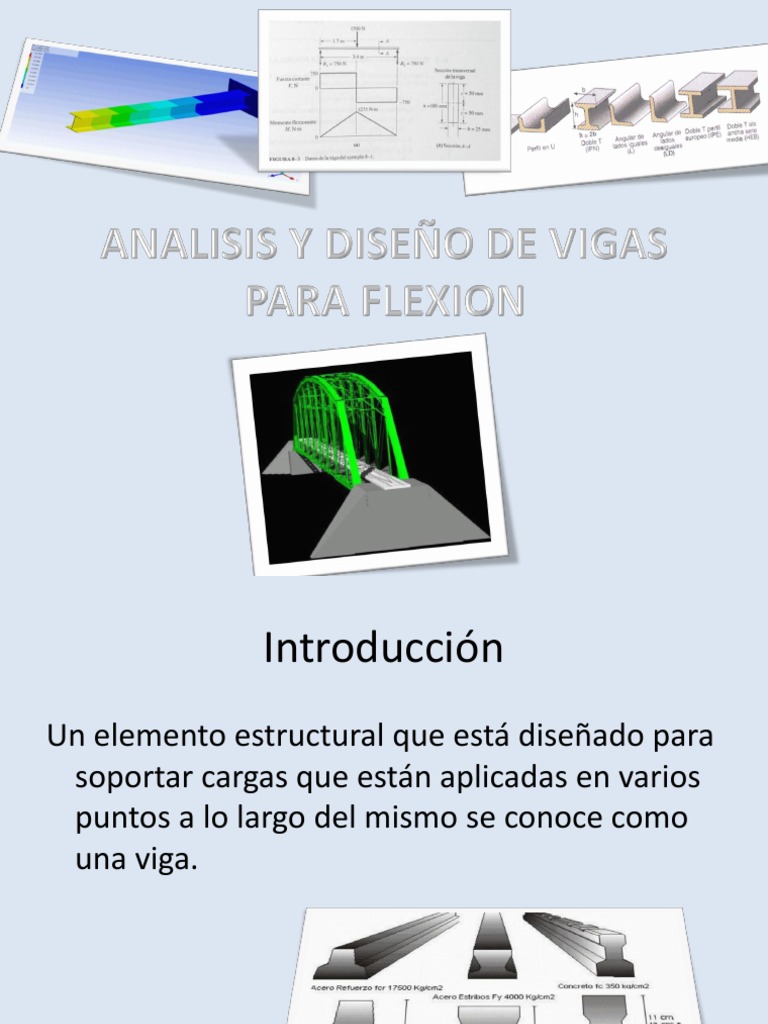 Analisis y Diseño de Vigas para Flexion | PDF | Doblar | Ingeniería mecánica