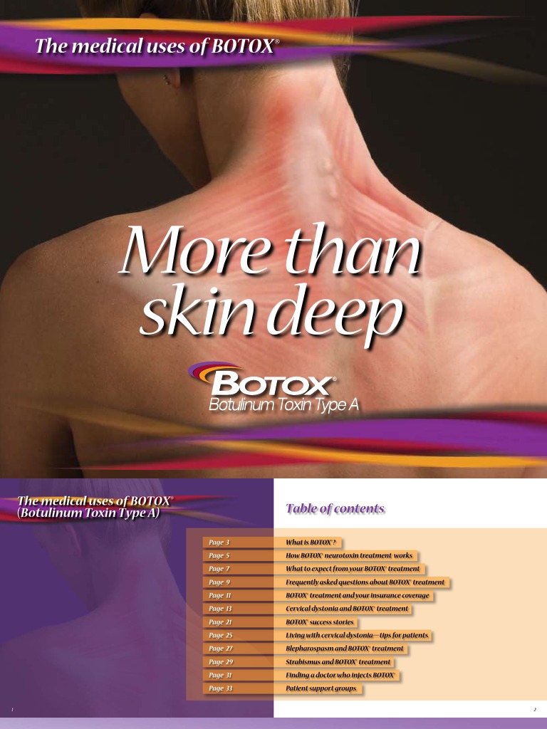 BotoxMedical Patient Brochure | PDF | Botulinum Toxin | Dystonia