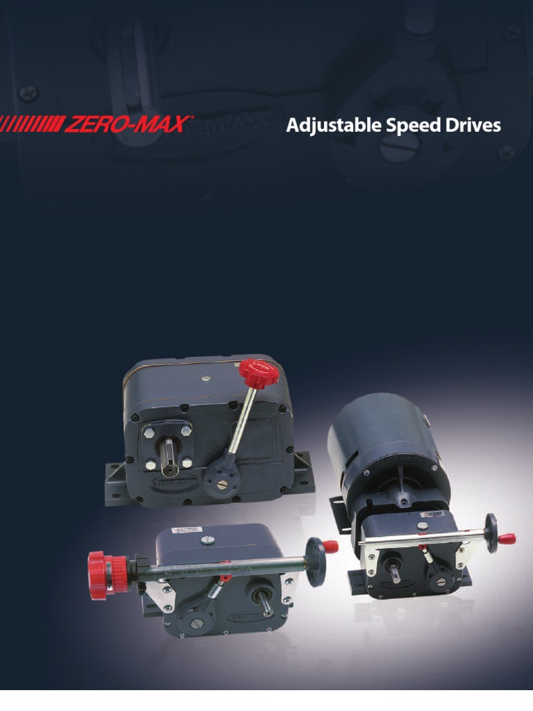 Zero Max Drives | PDF | Transmission (Mechanics) | Torque