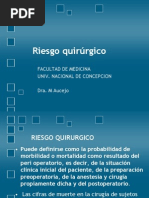 Valoración de Riesgo Quirúrgicos (Asa, Nyha | PDF | Diabetes | Trombosis