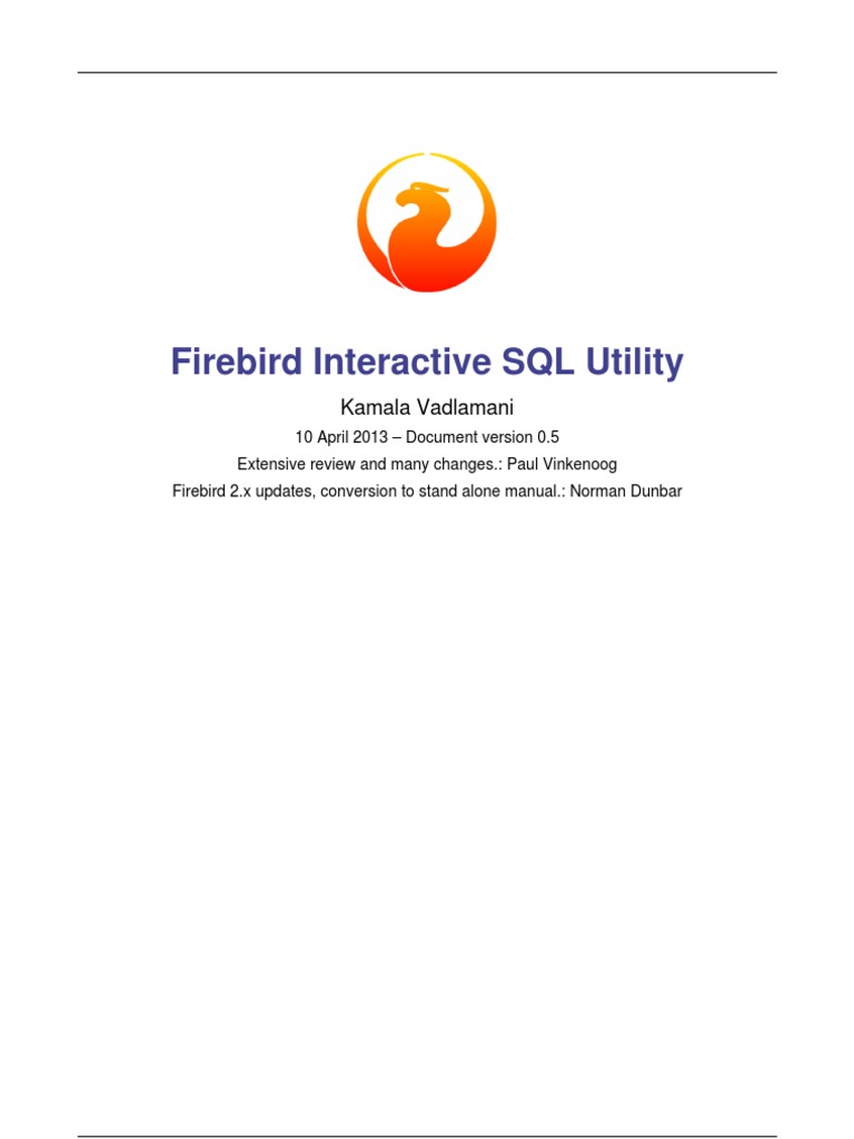Firebird Isql | PDF | Database Transaction | Command Line Interface