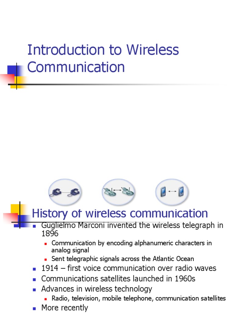 Introduction To Wireless Communication Radio Communication Pdf Radio Radio Wave