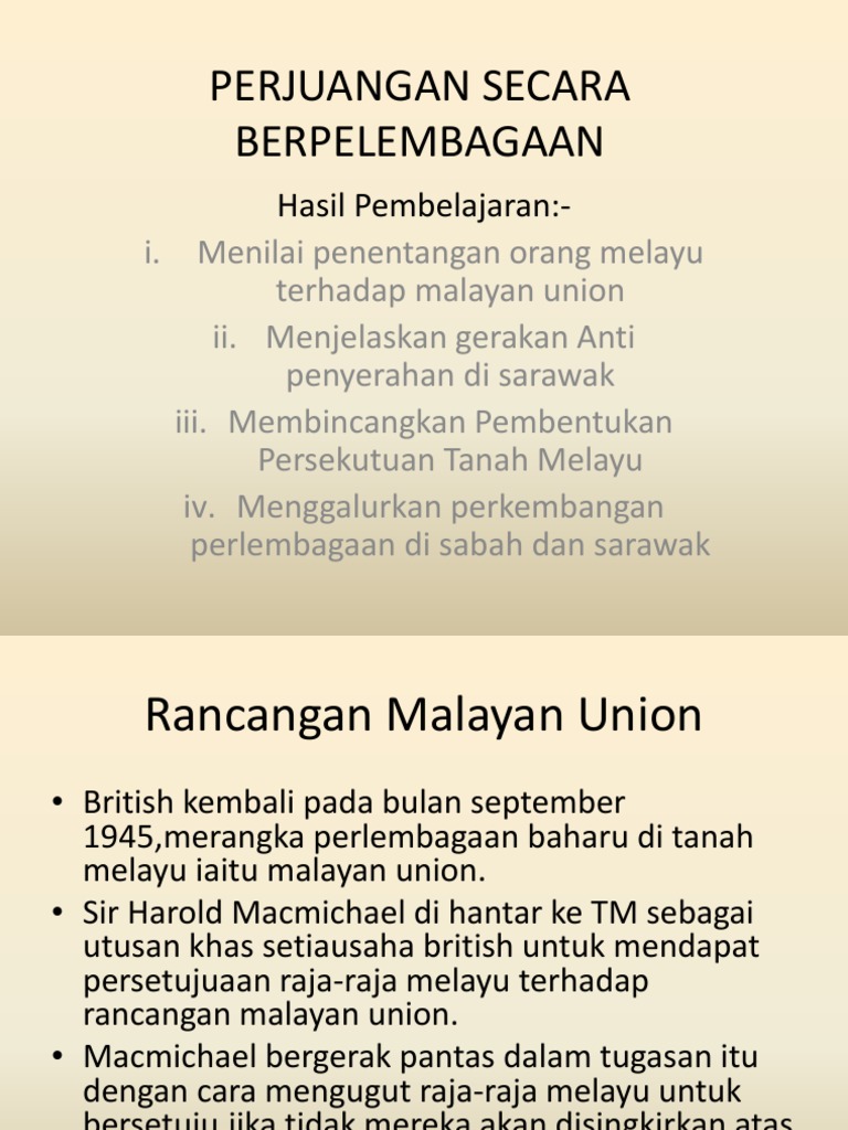 10.2 Perjuangan Secara Berpelembagaan SJRH Sem3 | PDF