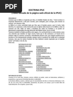 Doctrinas Fundamentales de La IPUC | PDF | Doctrina | espíritu Santo