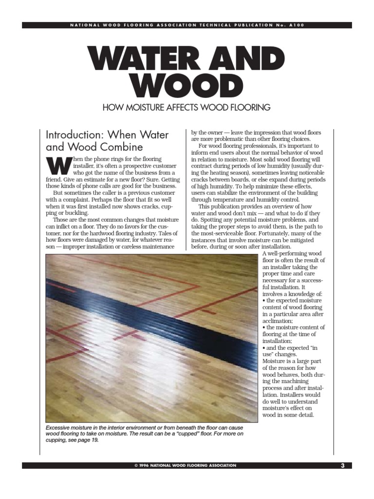 NWFA Water and Wood | PDF | Basement | Wood