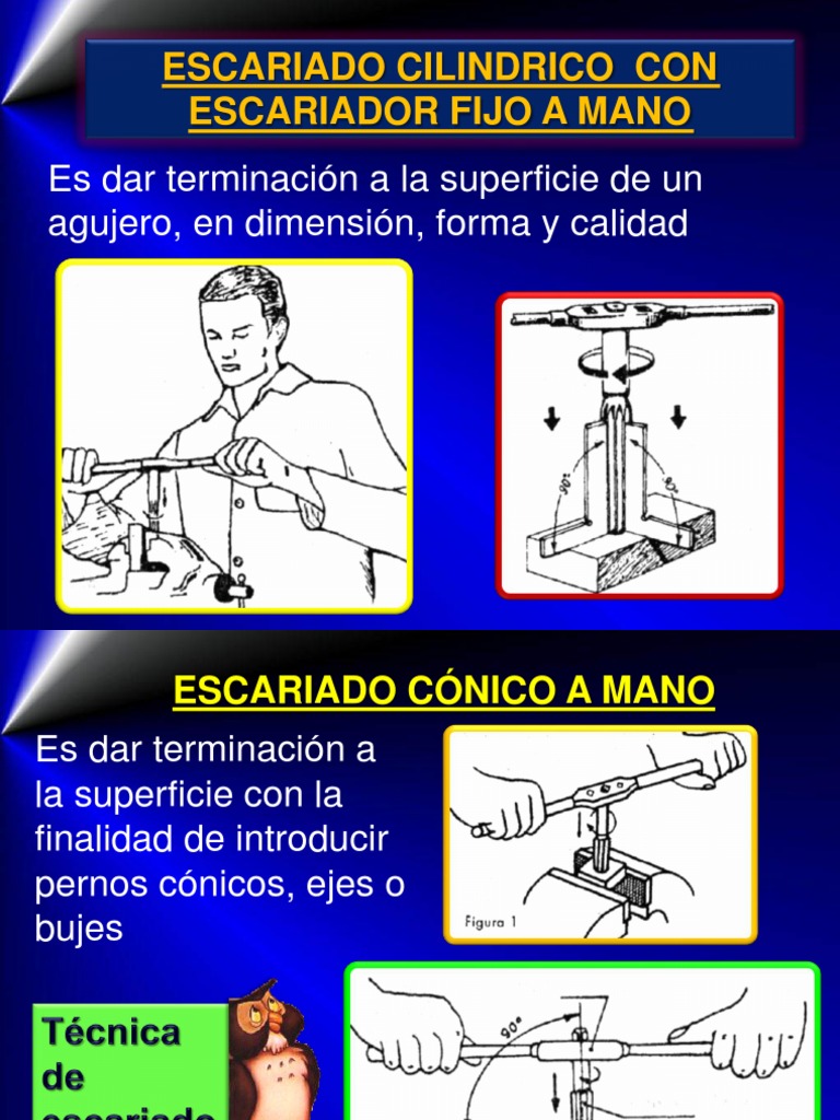 Escariado Manual: Tipos y Usos | PDF | Tratamiento a base de calor | Acero