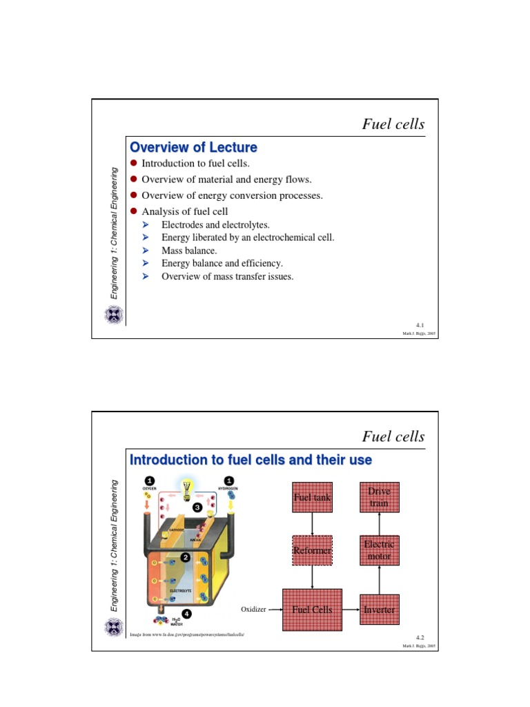 Fuel Cells | PDF | Fuel Cell | Electrochemistry