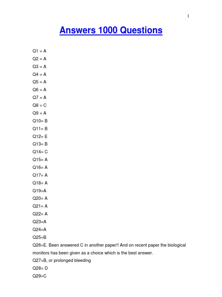 MCQ Answers Adc Exam | PDF