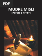 Mudre Misli I Izreke | PDF