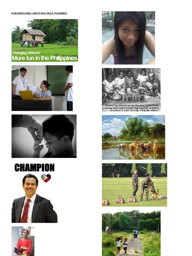 Karaniwang Anyo NG Mga Pilinino | PDF