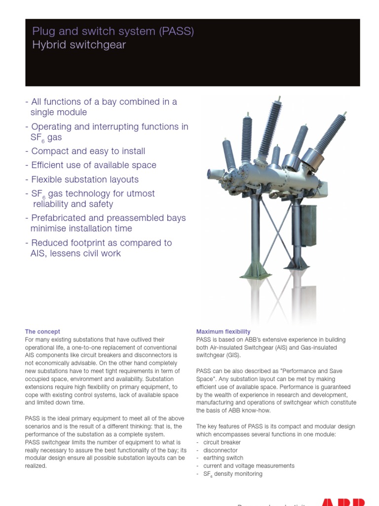 Hybrid Switchgear: Plug and Switch System (PASS) | PDF