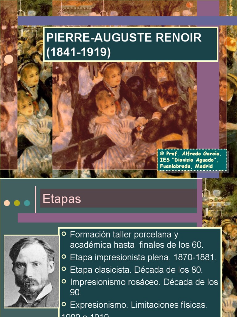 Pierre Auguste Renoir (1841 1919) | PDF