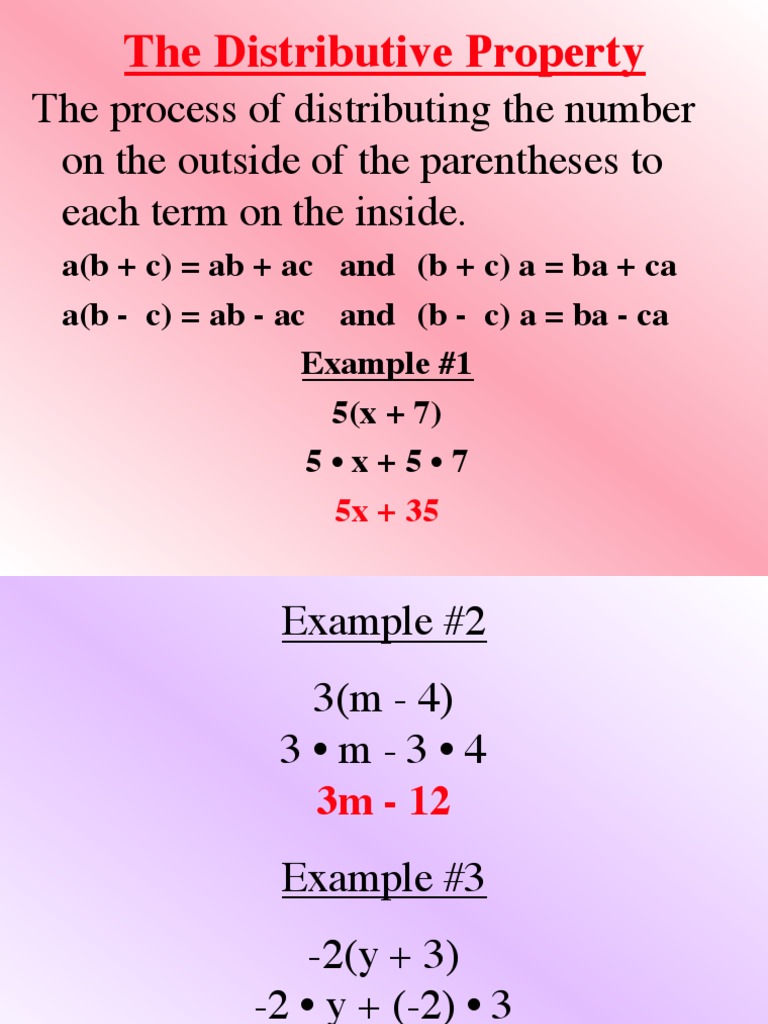 1-5 Slides - Distributive | PDF | Teaching Methods & Materials | Computers