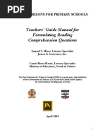 Barrett Taxonomy Levels | PDF