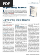 Camber Calculation PDF | PDF | Beam (Structure) | Structural Steel