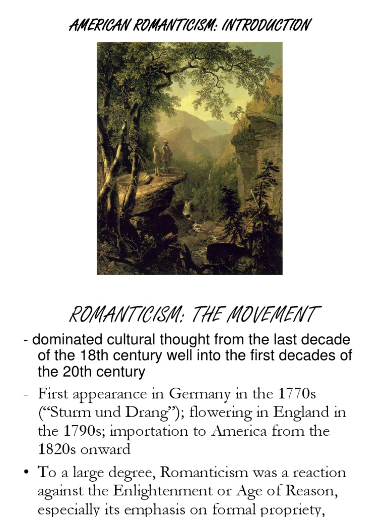 American Romanticism: Introduction | Download Free PDF | Romanticism ...