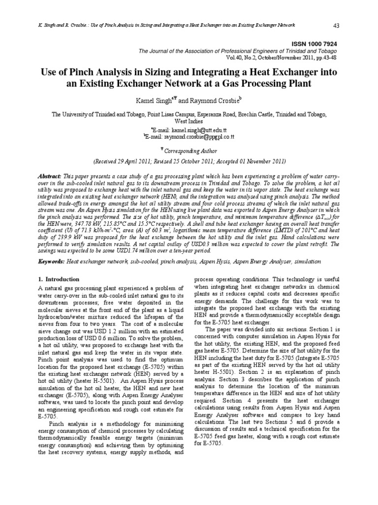 Pinch Example | Download Free PDF | Heat Exchanger | Heat