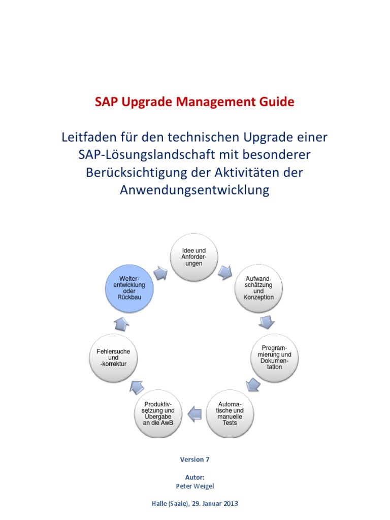 SAP Upgrade Management Guide | PDF