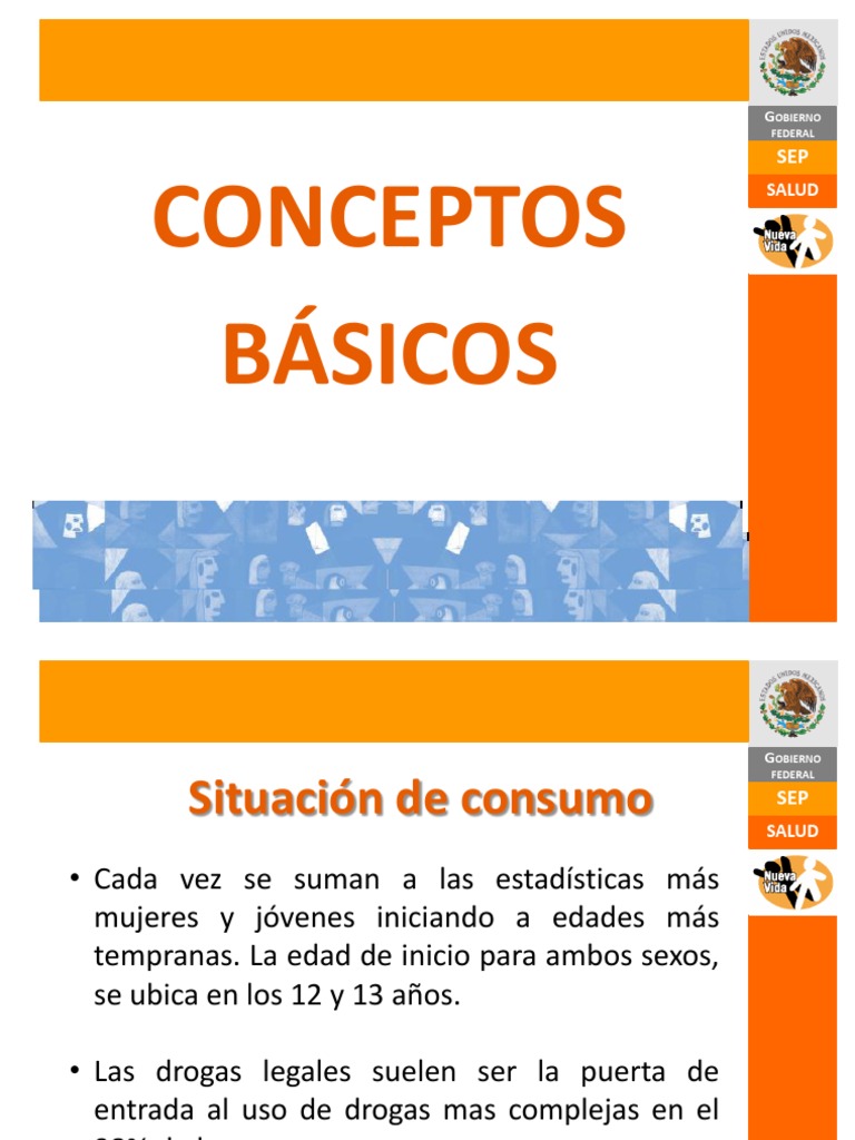 5.Conceptos básicos en adicciones | PDF | Drogas | Tabaco