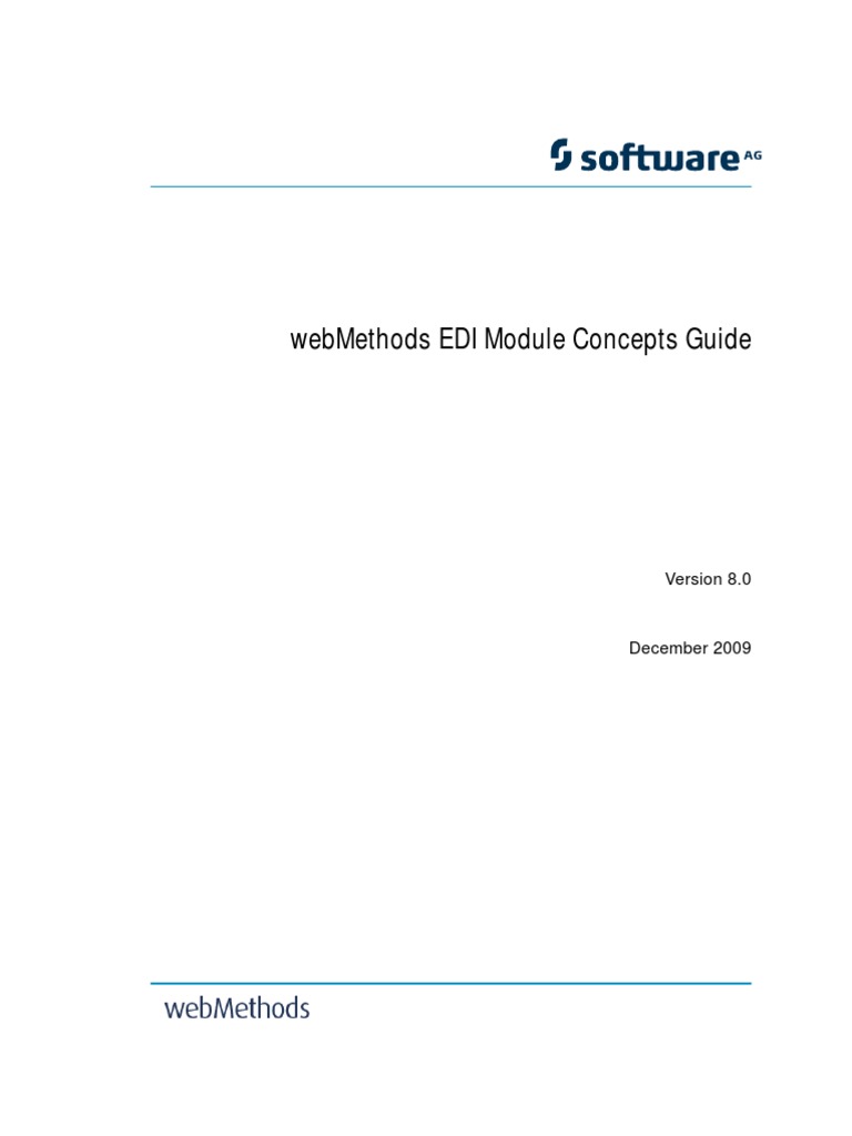 8-0-SP1 EDI Module Concepts Guide | PDF | Electronic Data Interchange ...