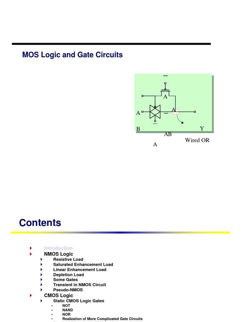 Mos Logic | Cmos | Mosfet