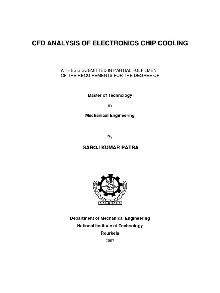 CFD Analysis of Electronics Chip Cooling | PDF | Integrated Circuit ...