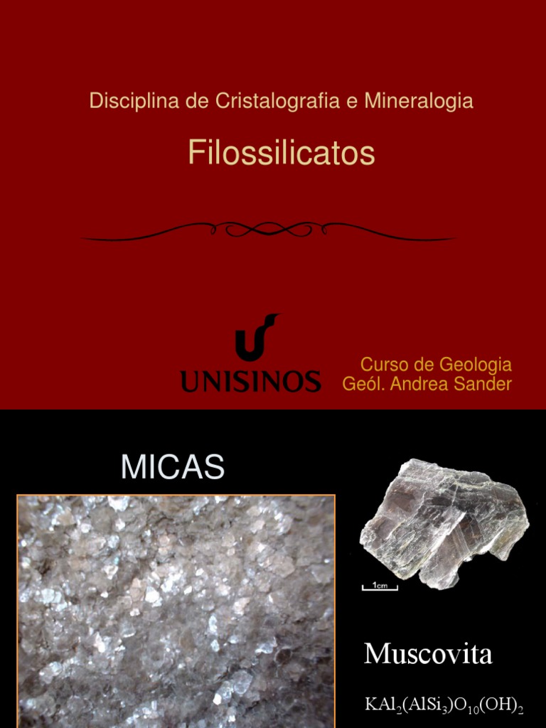 Estrutura e Tipos de Micas em Cristalografia | PDF | Minerais | Rocha ígnea