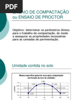 Procedimento do Ensaio de Proctor | PDF | Mecânica dos solos | Solo