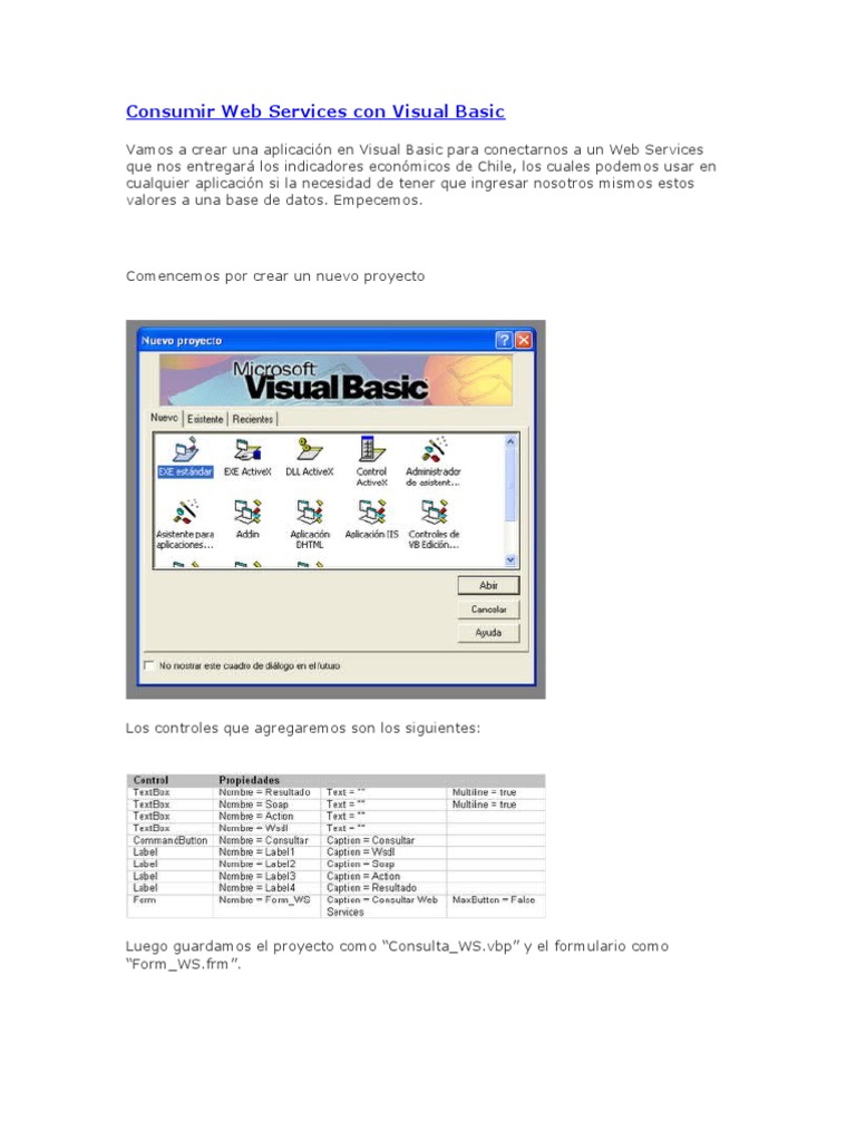 Consumir Web Services Con Visual Basic | PDF | Jabón | Comillas