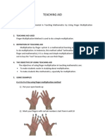 Finger Abacus A Fun Way To Learn Math. | PDF | Hand | Finger