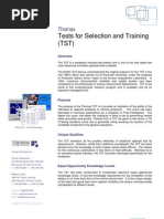 GIA TESTS. Thomas International General Intelligence Assessment. Pre ...