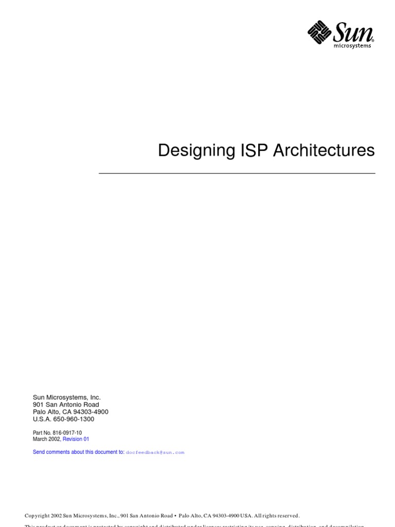Designing ISP Architectures | PDF | Internet Access | Internet Service Provider
