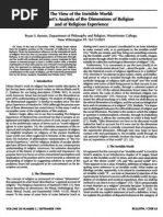 Ninian Smart S Seven Dimensions of Religion | PDF | Philosophical Theories