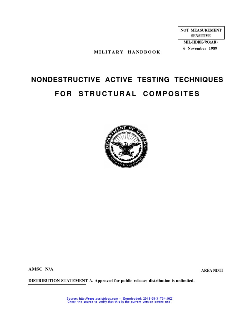 NDT of Composite Materials | PDF