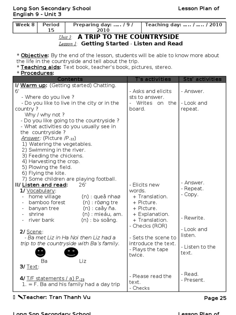 English 9 Unit 3 | PDF | Lesson Plan | Linguistics
