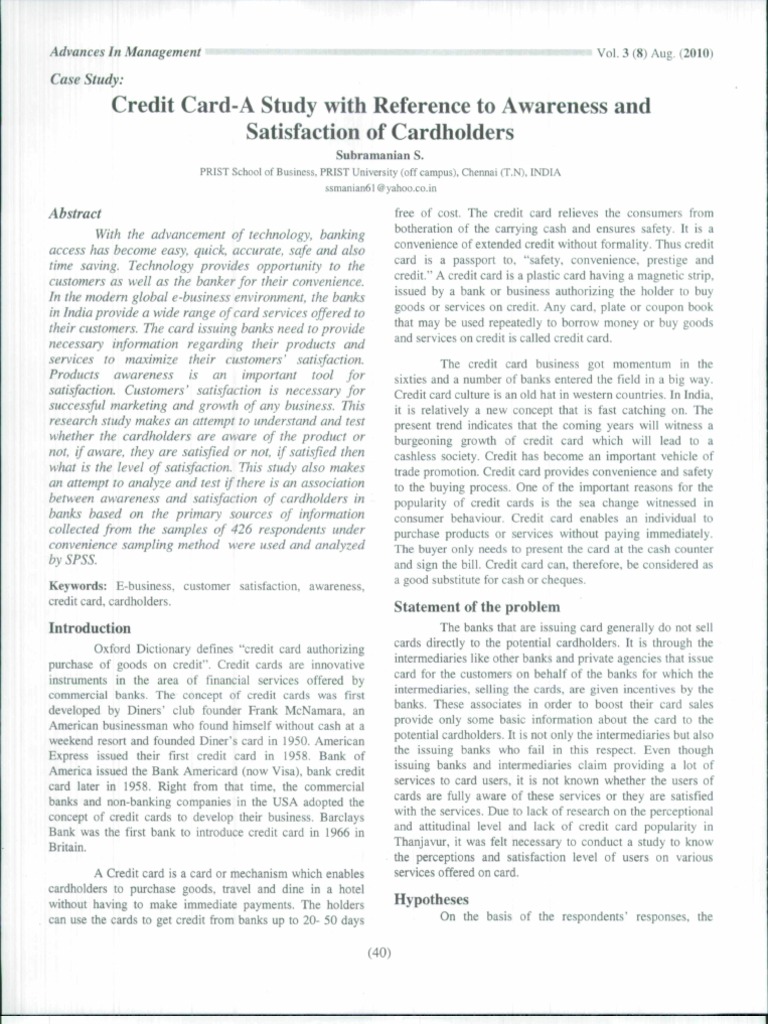 Credit Card | PDF | Credit Card | Debits And Credits