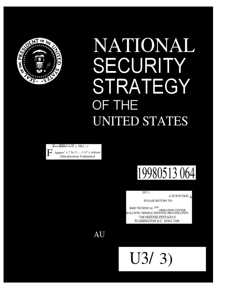 U.S. National Security Strategy 1991 | PDF | Nato | Soviet Union