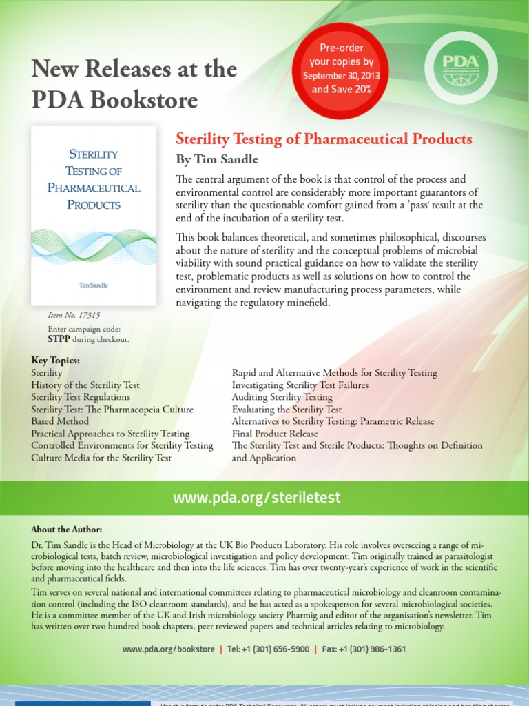 Sterility Testing of Pharmaceutical Products | Infertility | Visa Inc.